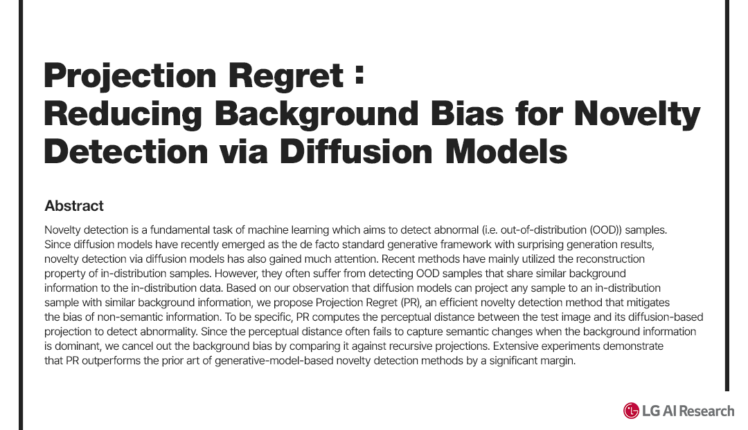 Projection Regret: Reducing Background Bias for Novelty Detection via ...