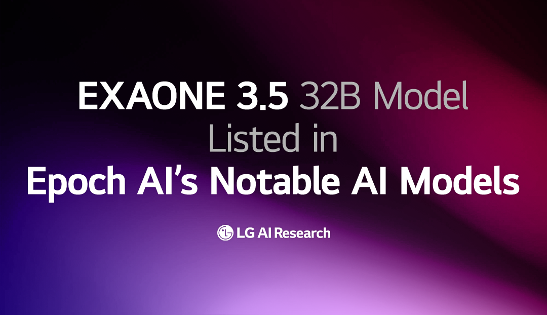 LG's EXAONE 3.5 listed in "Notable AI Models" by the U.S. nonprofit research organization Epoch ...
